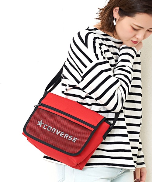 CONVERSE（コンバース）の「CONVERSE MESH POCKET FLAP SHOULDER BAG（ショルダーバッグ）」 - WEAR
