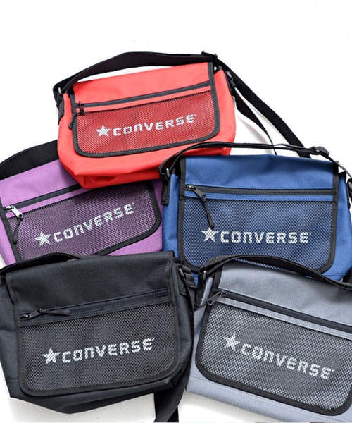 CONVERSE（コンバース）の「CONVERSE MESH POCKET FLAP SHOULDER BAG（ショルダーバッグ）」 - WEAR