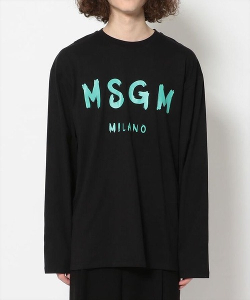 MSGM ACTIVEWEAR（エムエスジーエムアクティブウェア）の「MSGM/エムエスジーエム/ジェルロゴロングスリーブTシャツ/GEL LOGO TEE（Tシャツ/カットソー）」 - WEAR