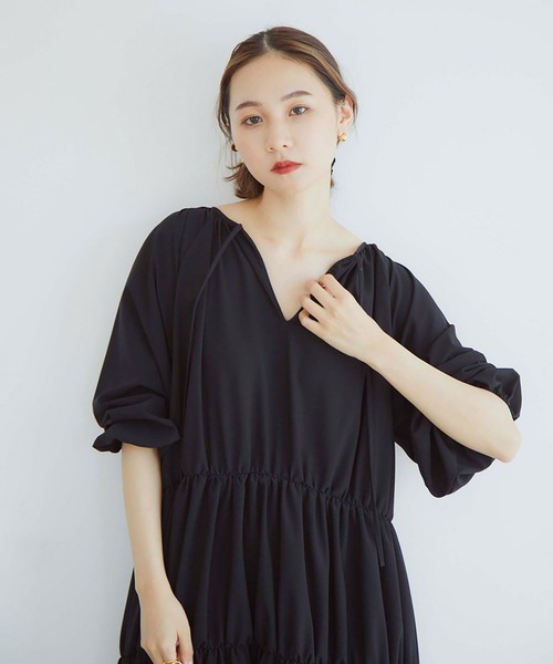 RANDEBOO（ランデブー）の「Shirring dress（ワンピース）」 - WEAR