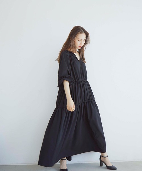 RANDEBOO（ランデブー）の「Shirring dress（ワンピース）」 - WEAR