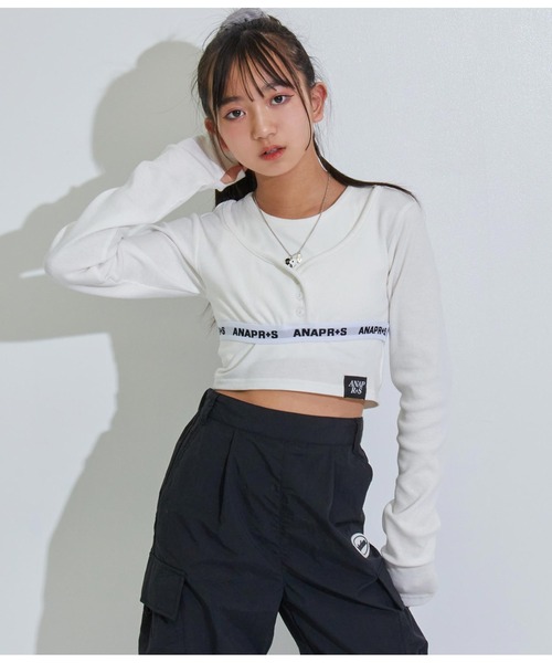 R+Sスーパーショートトップス（Tシャツ/カットソー）｜ANAP GiRL（アナップガール）のファッション通販 - ZOZOTOWN