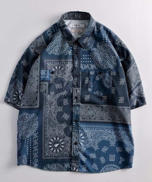 FDMTL（ファンダメンタル）の「FDMTL/ファンダメンタル PRINTED PATCHWORK S/S SHIRT（シャツ/ブラウス ...