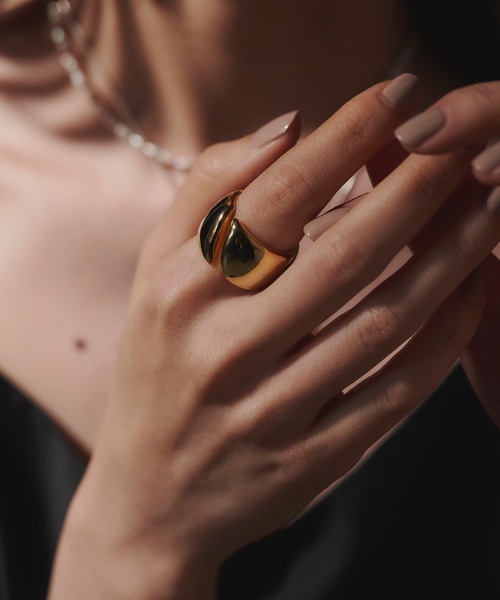 loni（ロニ）の「Soil volume ring （ボリュームリング）/ニッケルフリーメッキ（リング）」 - WEAR