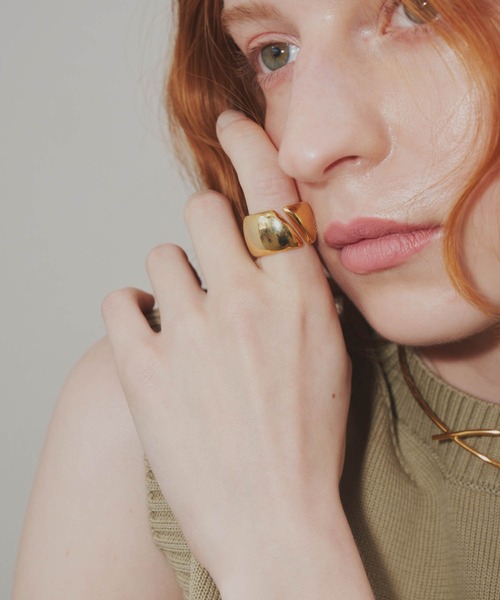 loni（ロニ）の「Soil volume ring （ボリュームリング）/ニッケルフリーメッキ（リング）」 - WEAR