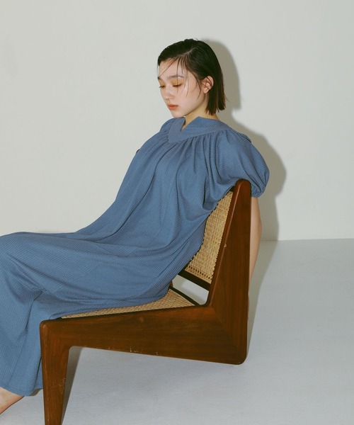 e/rm（イーアールエム）の「【e/rm】テクスチャーボリュームドレス（ワンピース）」 - WEAR