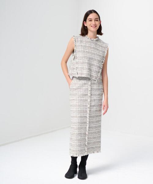 LANVIN en Bleu（ランバンオンブルー）の「ミックスツイード2WAY