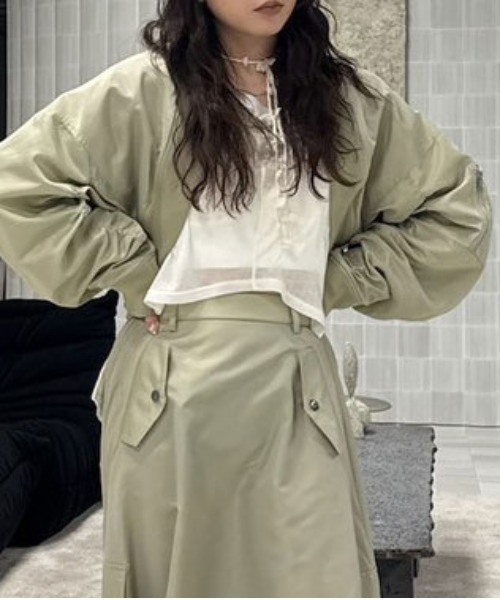 REVERSIBLE BOLERO MA-1（MA-1）｜Ameri（アメリ）のファッション通販 - ZOZOTOWN