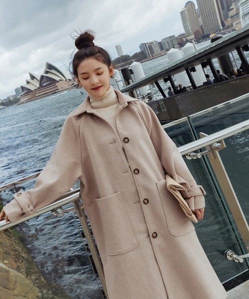 LYEON（リヨン）の「スリットロングコート（チェスターコート）」 - WEAR