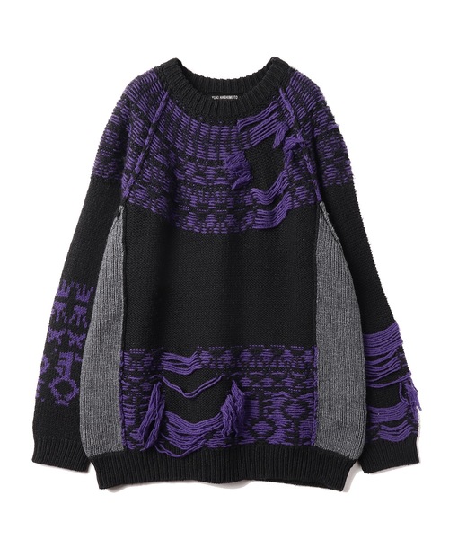 【YUKI HASHIMOTO】INSIDEOUT WAREHOUSE PATTERN JUMPER（ニット/セーター）｜anlio（アンリオ ...