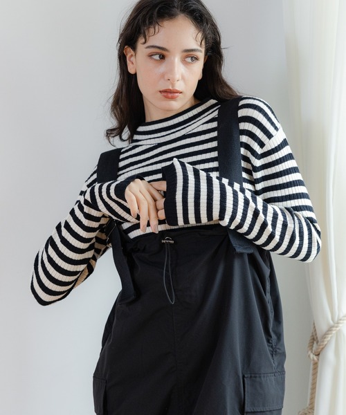 LAKOLE（ラコレ）の「12ゲージリブモックネックプルオーバー / 965379（ニット/セーター）」 - WEAR