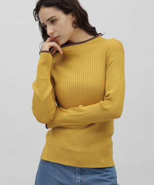 LAKOLE（ラコレ）の「12ゲージリブモックネックプルオーバー / 965379（ニット/セーター）」 - WEAR