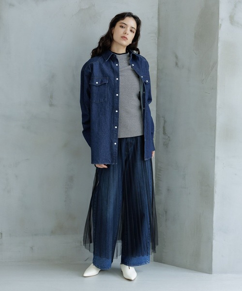 LAKOLE（ラコレ）の「12ゲージリブモックネックプルオーバー / 965379（ニット/セーター）」 - WEAR