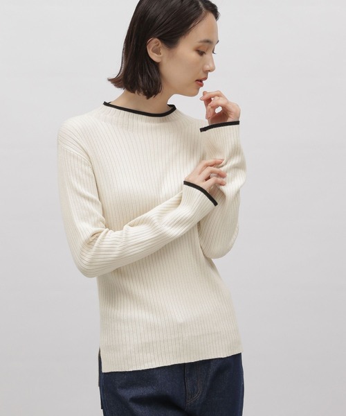 LAKOLE（ラコレ）の「12ゲージリブモックネックプルオーバー / 965379（ニット/セーター）」 - WEAR