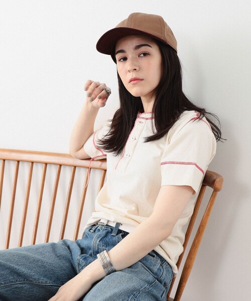 BEAMS BOY（ビームスボーイ）の「Healthknit × BEAMS BOY / 70s ヘンリーネック ショートスリーブ（Tシャツ/カットソー）」 - WEAR
