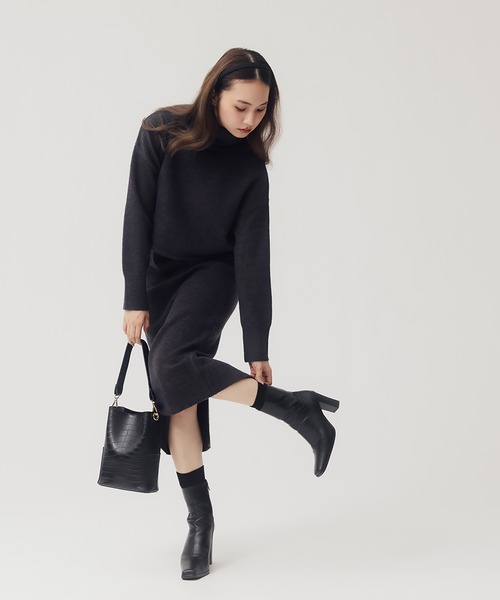 RANDEBOO（ランデブー）の「3way wool knit set（ワンピース）」 - WEAR