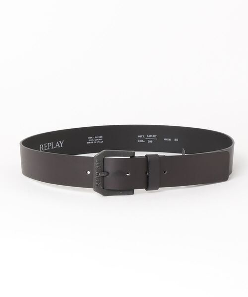REPLAY（リプレイ）の「REPLAY/リプレイ/CRUST LEATHER BELT（ベルト）」 - WEAR