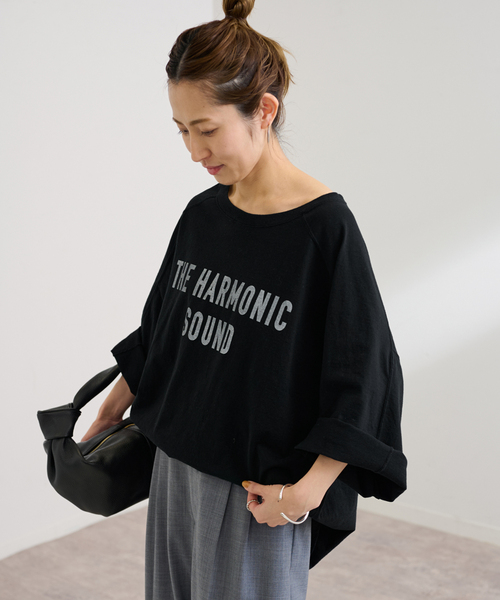 FRAMeWORK（フレームワーク）の「≪一部カラーWEB限定 / 追加≫NEWハーフスリーブロゴTEE（Tシャツ/カットソー）」 - WEAR
