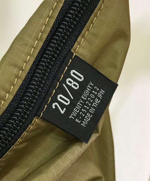 20/80（テゥエンティーエイティー）の「20/80 / RIP STOP NYLON SHOULDER BAG / S060（ショルダー ...
