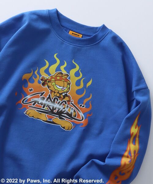 SEQUENZ（シークエンズ）の「【SEQUENZ】GARFIELD THXG CREW NECK SWEAT / ガーフィールド ファイヤー ...