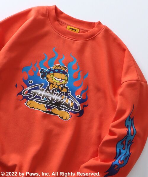 SEQUENZ（シークエンズ）の「【SEQUENZ】GARFIELD THXG CREW NECK SWEAT / ガーフィールド ファイヤー ...
