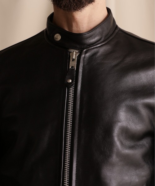 schott（ショット）の「Schott/ショット/70's SINGLE RIDERS JACKET/シングルライダースジャケット ...