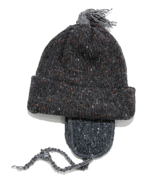 【セール】HIGHLAND2000/ハイランドトゥーサウザンド Solid Bobcap w/ear Cover & Tassels & Thin Rope（ニットキャップ/ビーニー）｜go ...