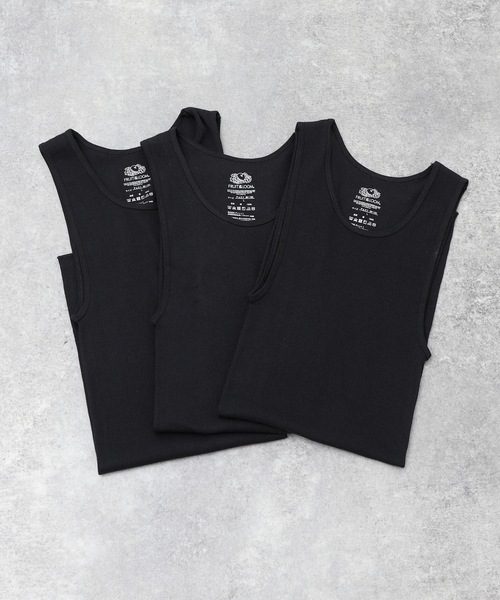 Whimsy（ウィムジー）の「【Whimsy / ウィムジー × FRUIT OF THE LOOM】3P TANK TOP（タンクトップ ...