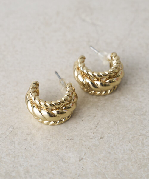 【セール】Twist Volume Pierce ツイストボリュームピアス（ピアス（両耳用））｜Actually（アクチュアリー）のファッション通販 - ZOZOTOWN