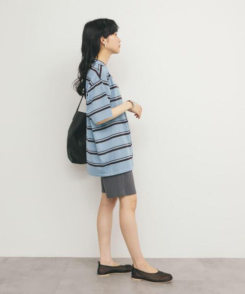 KBF（ケイビーエフ）の「ルーズボーダーニットTEE（ニット/セーター）」 - WEAR