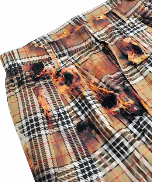 PRIMALCODE（プライマルコード）の「【PRIMAL CODE】ORIGINAL FIRE CHECK TUCK PANTS（その他パンツ）」 - WEAR