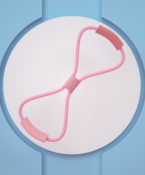 REANO（レアノ）の「【-REANO-レアノ】かわいい配色トレーニング8字型プルロープ（スポーツグッズ）」 - WEAR