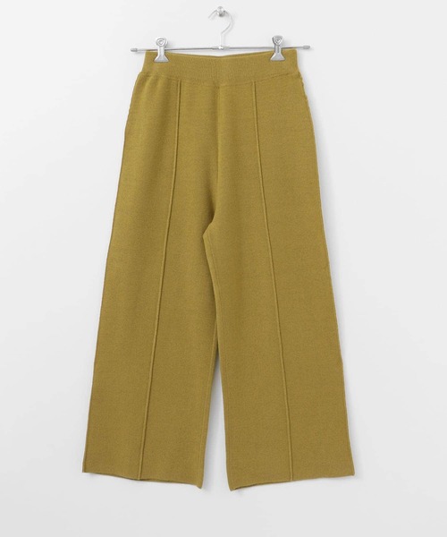 URBAN RESEARCH DOORS（アーバンリサーチドアーズ）の「thint センターピンタックニットパンツ∴（その他パンツ）」 - WEAR
