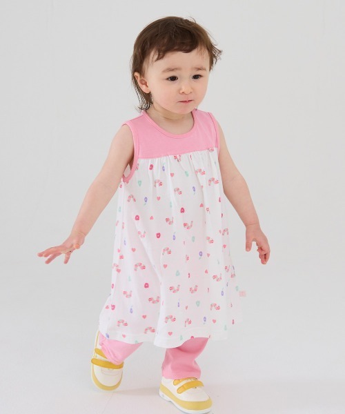 moimoln（モイモルン）の「【ERIC CARLE X moimoln】FRUITモノグラムワンピース＆パンツ（ワンピース）」 - WEAR