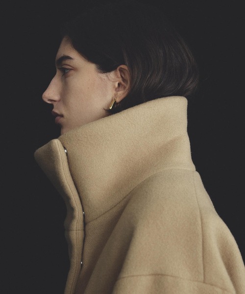 セール】(mici)BIG STAND COLLAR BLOUSON（その他アウター）｜ROSE BUD