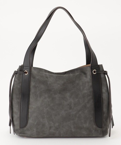 SAC（サック）の「スエード調合皮あおりポケット付きトートバッグ SAC unit（トートバッグ）」 - WEAR