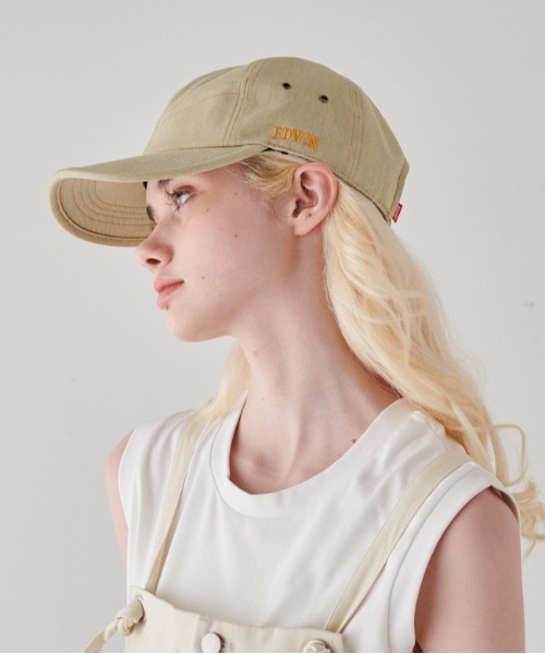 EDWIN（エドウィン）の「【EDWIN】エドウィン カラーデニム キャップ TWILL BASEBALL CAP ローキャップ バックストラップ（キャップ）」 - WEAR