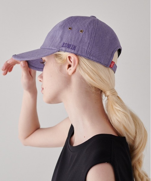EDWIN（エドウィン）の「【EDWIN】エドウィン カラーデニム キャップ TWILL BASEBALL CAP ローキャップ バックストラップ（キャップ）」 - WEAR