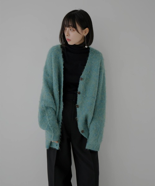 MIX糸 Vネックカーディガン（カーディガン/ボレロ）｜hellam（へラム）のファッション通販 - ZOZOTOWN