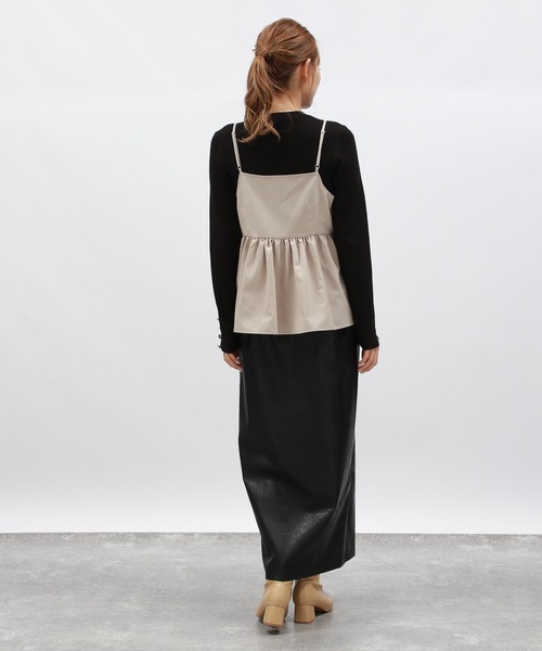 LAKOLE（ラコレ）の「FLフロントジップナロースカート / 128642（スカート）」 - WEAR