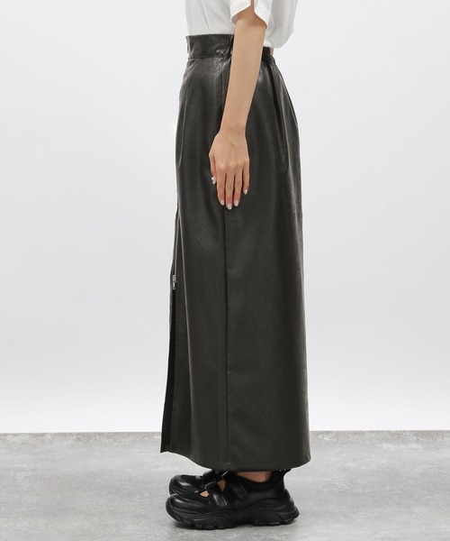 LAKOLE（ラコレ）の「FLフロントジップナロースカート / 128642（スカート）」 - WEAR