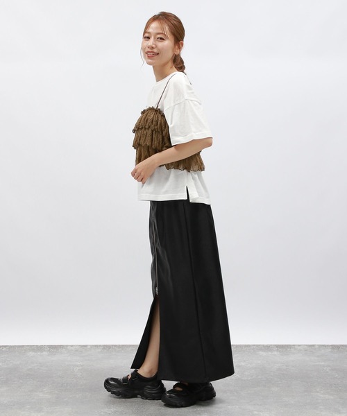 LAKOLE（ラコレ）の「FLフロントジップナロースカート / 128642（スカート）」 - WEAR