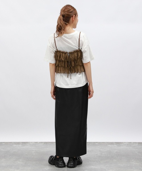 LAKOLE（ラコレ）の「FLフロントジップナロースカート / 128642（スカート）」 - WEAR