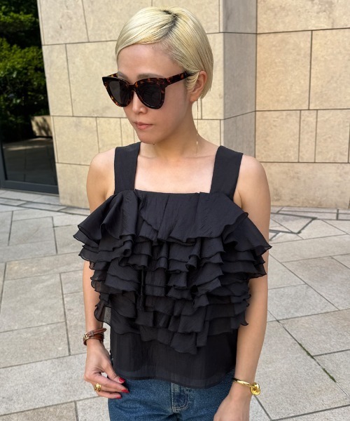 JENNE（ジェンヌ）の「ボリュームブーケブラウス（その他トップス）」 - WEAR