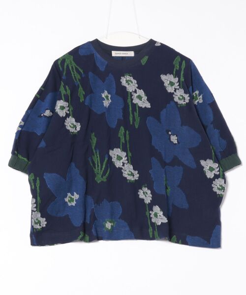 SUPER HAKKA（スーパーハッカ）の「32／－スターフラワーカットジャカードドルマンカットソー（Tシャツ/カットソー）」 - WEAR