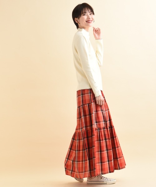 INTERPLANET（インタープラネット）の「【INTERPLANET WINGS】ガバリングチェックスカート（スカート）」 - WEAR