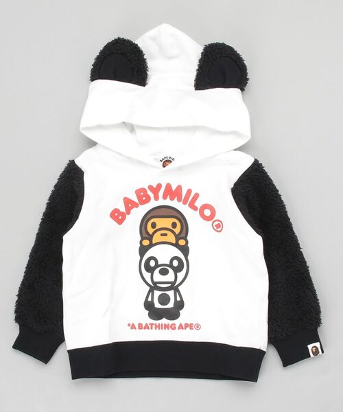 A BATHING APE（アベイシングエイプ）の「BABY MILO PANDA PULLOVER HOODIE K（パーカー）」 - WEAR