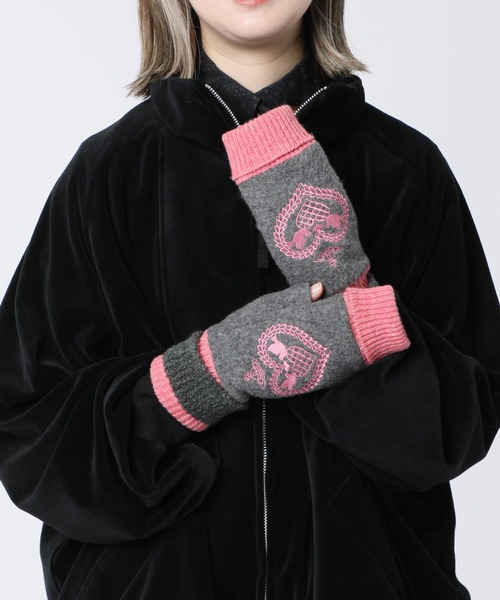 “CARDY EMBROIDERY” ニット手袋【239156 346L】（手袋）｜Vivienne Westwood ACCESSORIES ...
