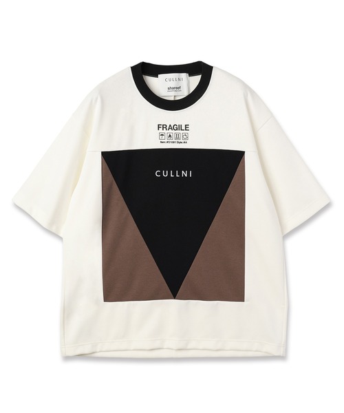 CULLNI × SHAREEF FRAGILE Print & CULLNI Embroidery Switching TEE（Tシャツ/カットソー）｜CULLNI（クルニ）のファッション ...