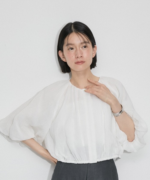 【ブランド古着】7分袖ブラウス（シャツ/ブラウス）｜ADAM ET ROPE'（アダムエロペ）のファッション通販 - ZOZOUSED